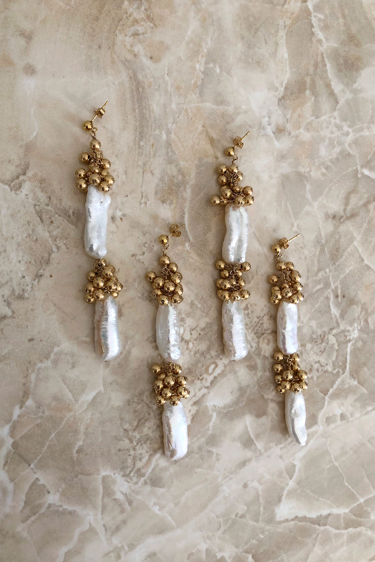 Linear Eyelet Earrings